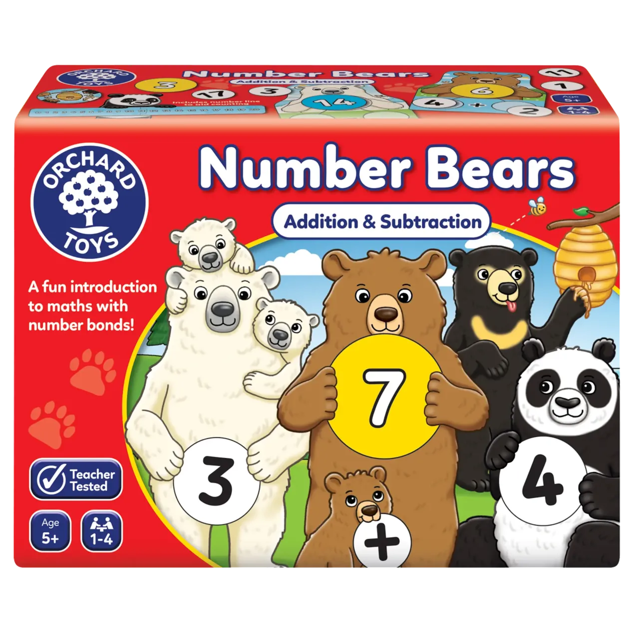 Number Bears Game by Orchard Toys | Number Bonds & Math Game Ages 5 ...