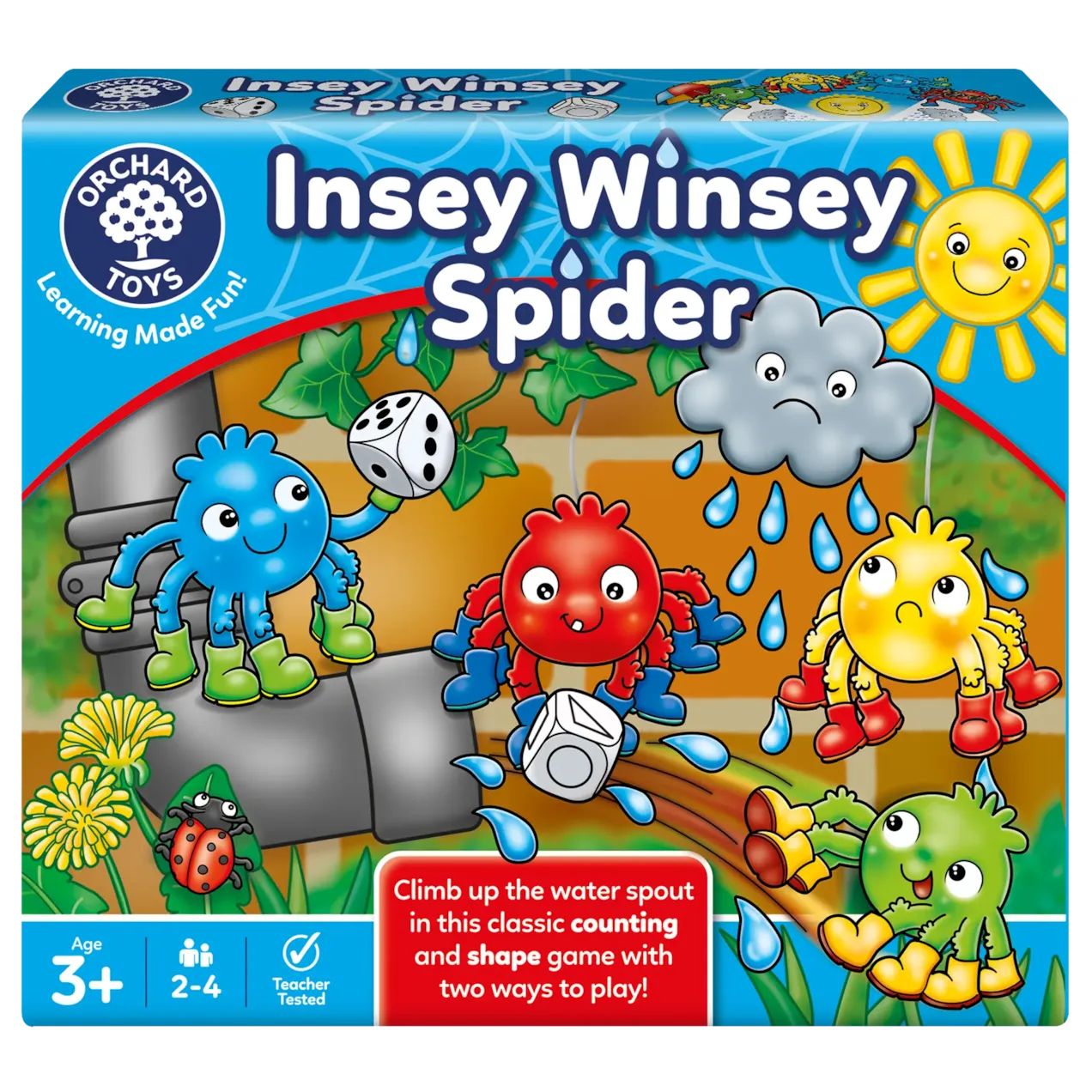 Insey Winsey Spider Game by Orchard Toys | Counting & Shape Game Ages 3 ...